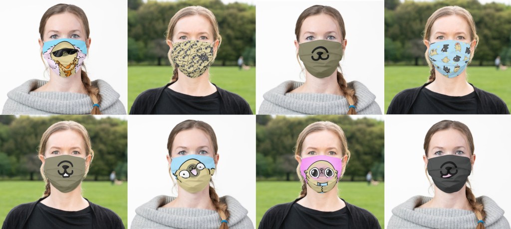 We designed masks of Mochi. All our proceeds from the masks will go to ...
